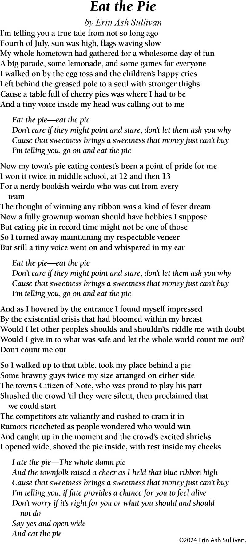 Pie-eating contest is inspirational | The Harvard Press | Features ...