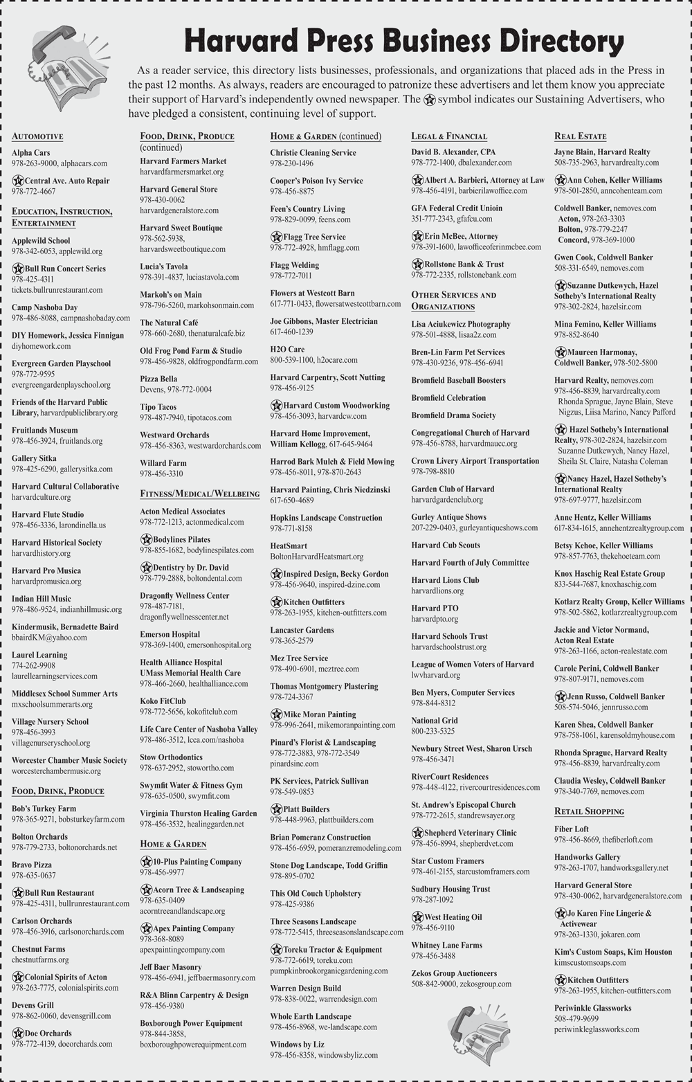 The Harvard Press | Business Directory